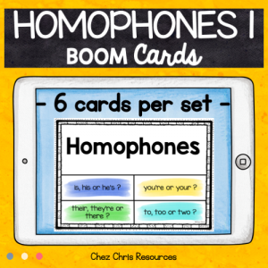 Boom Cards: Les homophones en anglais - BUNDLE - Chez Chris Resources ...